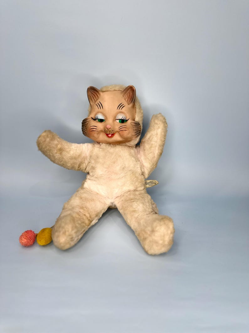 Vintage Rubber Face Cat Knickerbocker Animals of Distinction Rushton ...
