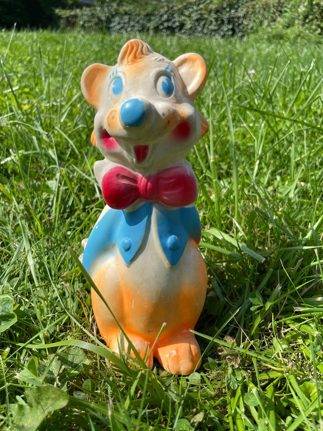 Vintage Bear Baby World Squeeze Squeak Squeaky Toy 1965 - Etsy