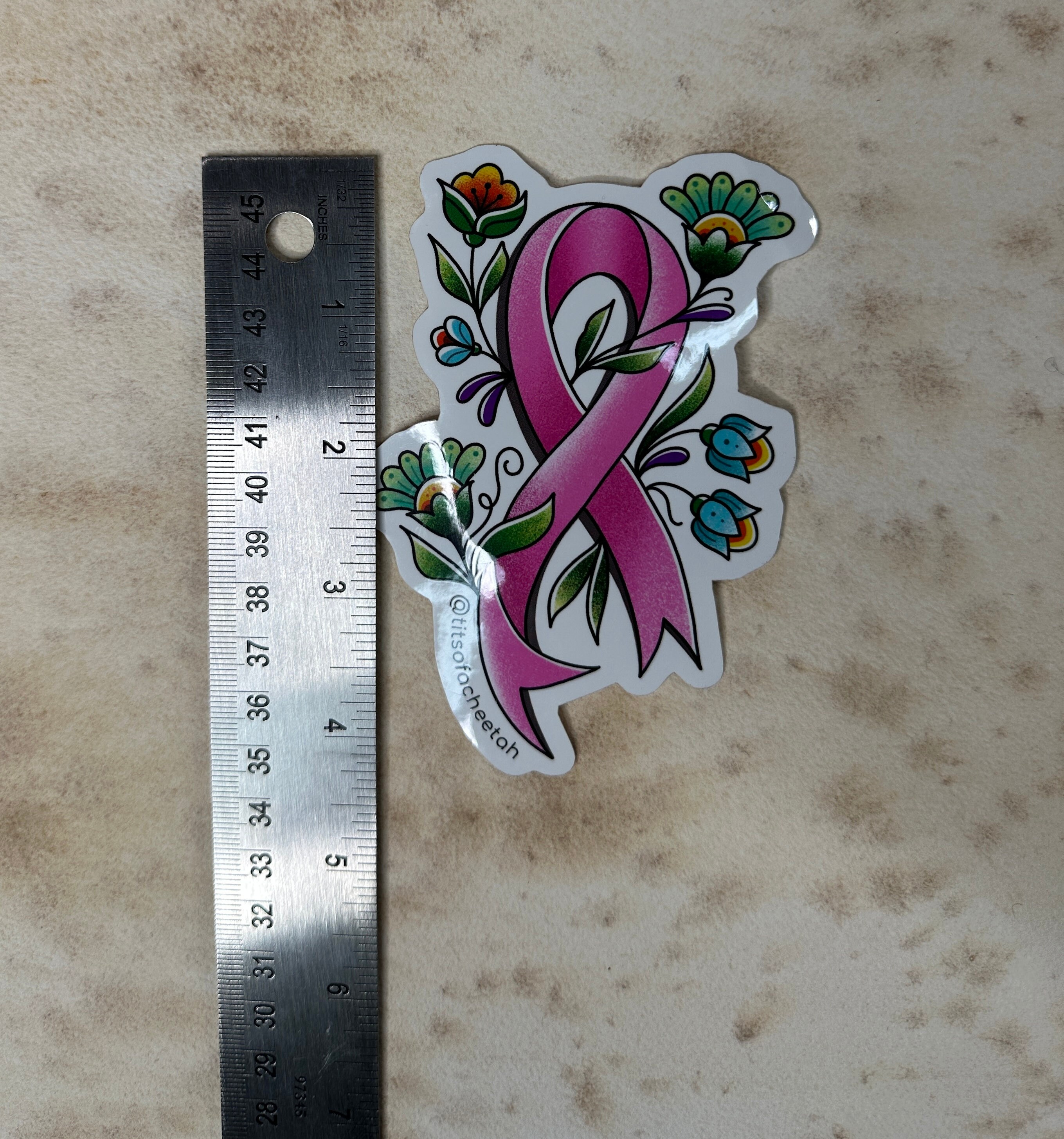 Breast Cancer Awareness Ribbon Sticker Decal Vinyl - Etsy