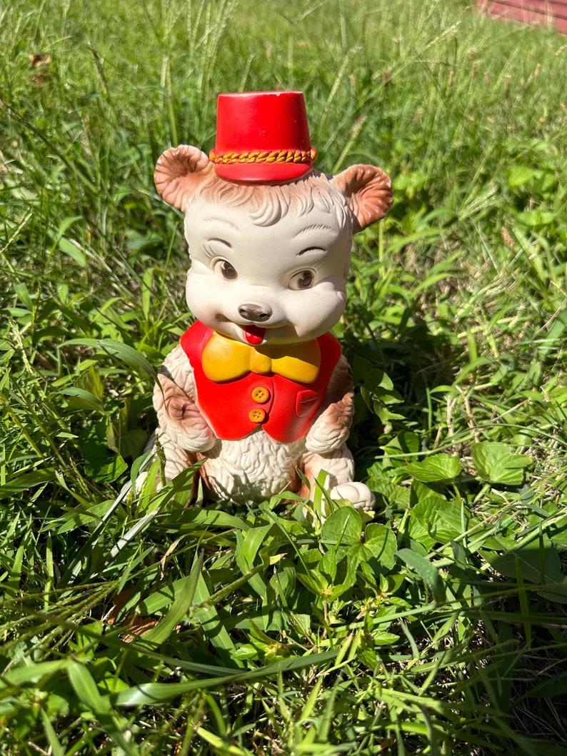 Edward Mobley Arrow Rubber Squeeze Toy, Bear, 1960's Squeaker Toy, Kitsch - Etsy