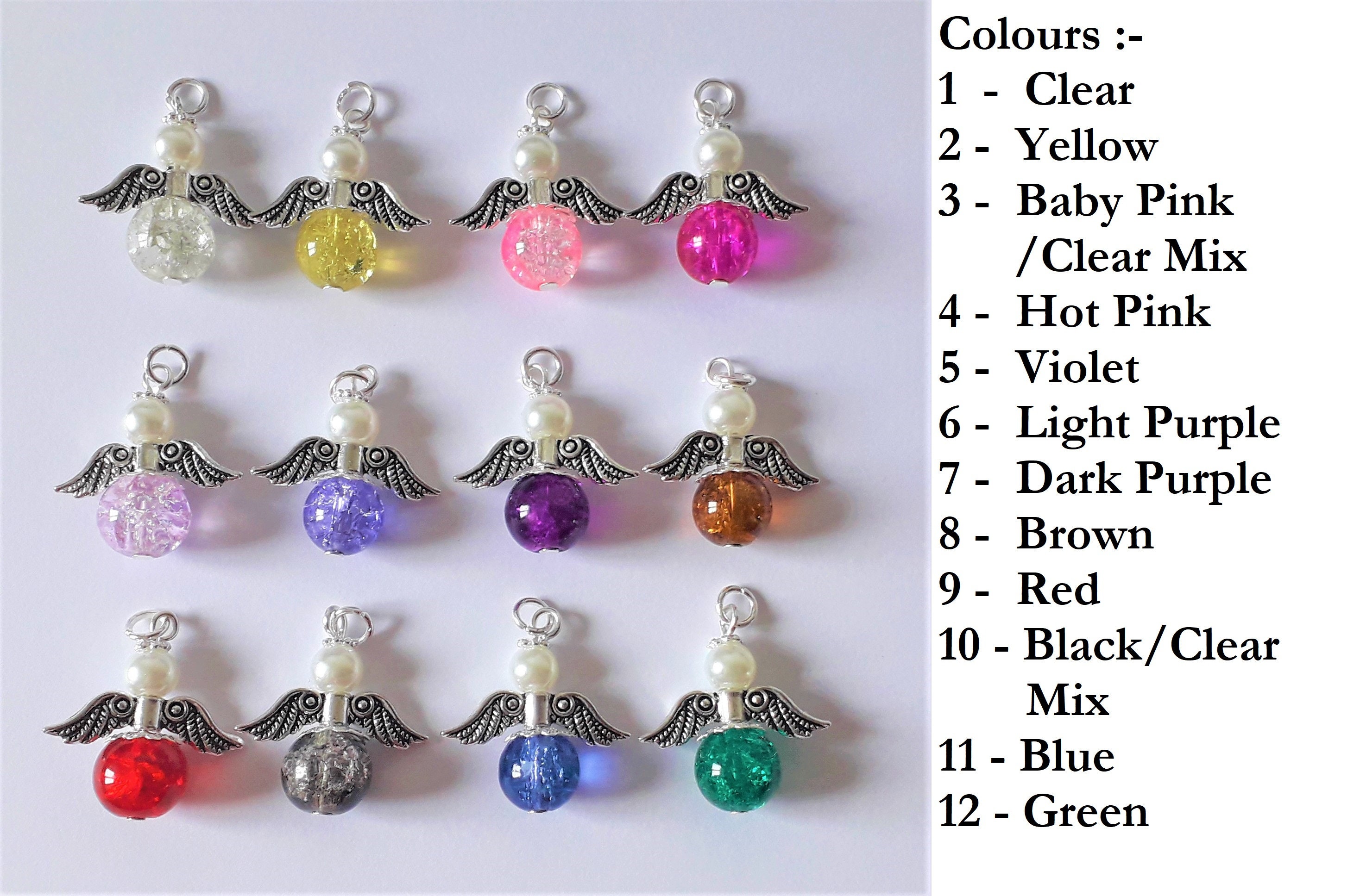 Guardian Angel & Star Pendant Keyring - Remembrance / in Loving Memory ...