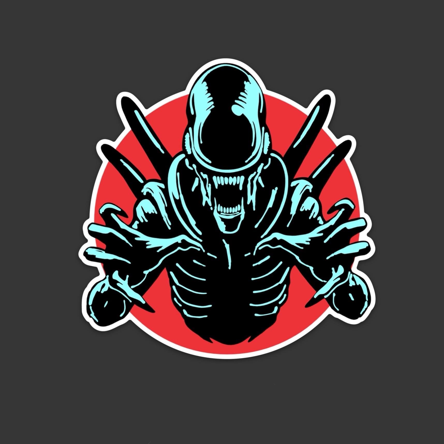 Alien Xenomorph Decal - Etsy