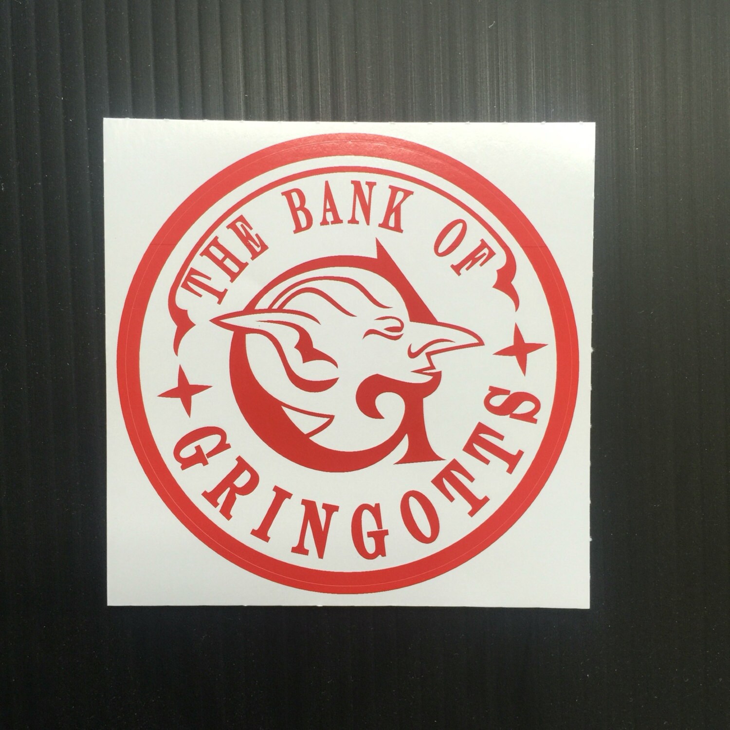 The Bank of Gringotts Decal | Etsy