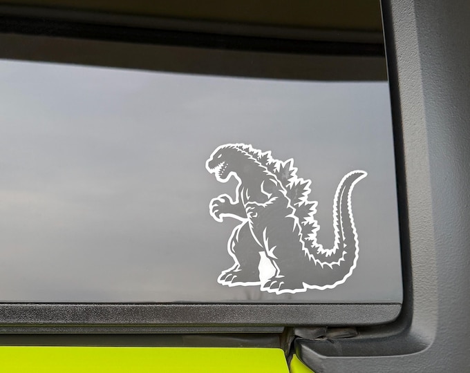 Godzilla Takes the City, Vinyl Decal, Iron-on, Kaiju, Godzilla for ...