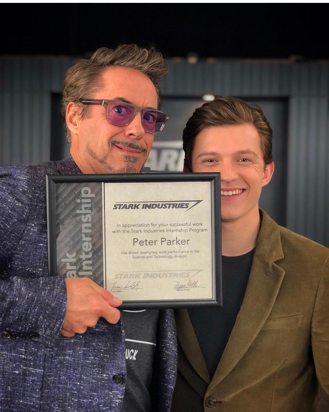 Custom Stark Internship Certificates (frame Not Included) - Etsy