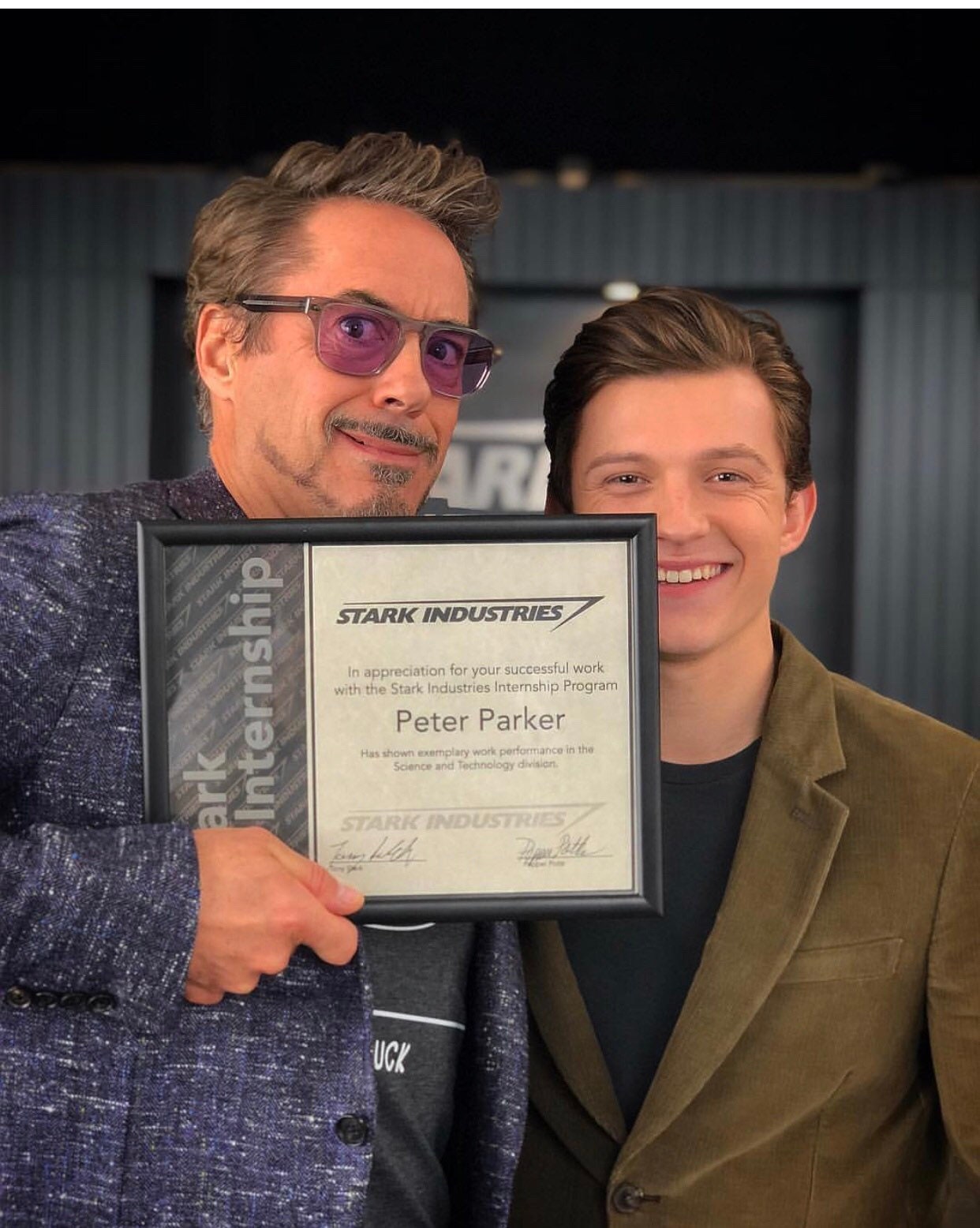 Custom Stark Internship Certificates (frame Not Included) - Etsy
