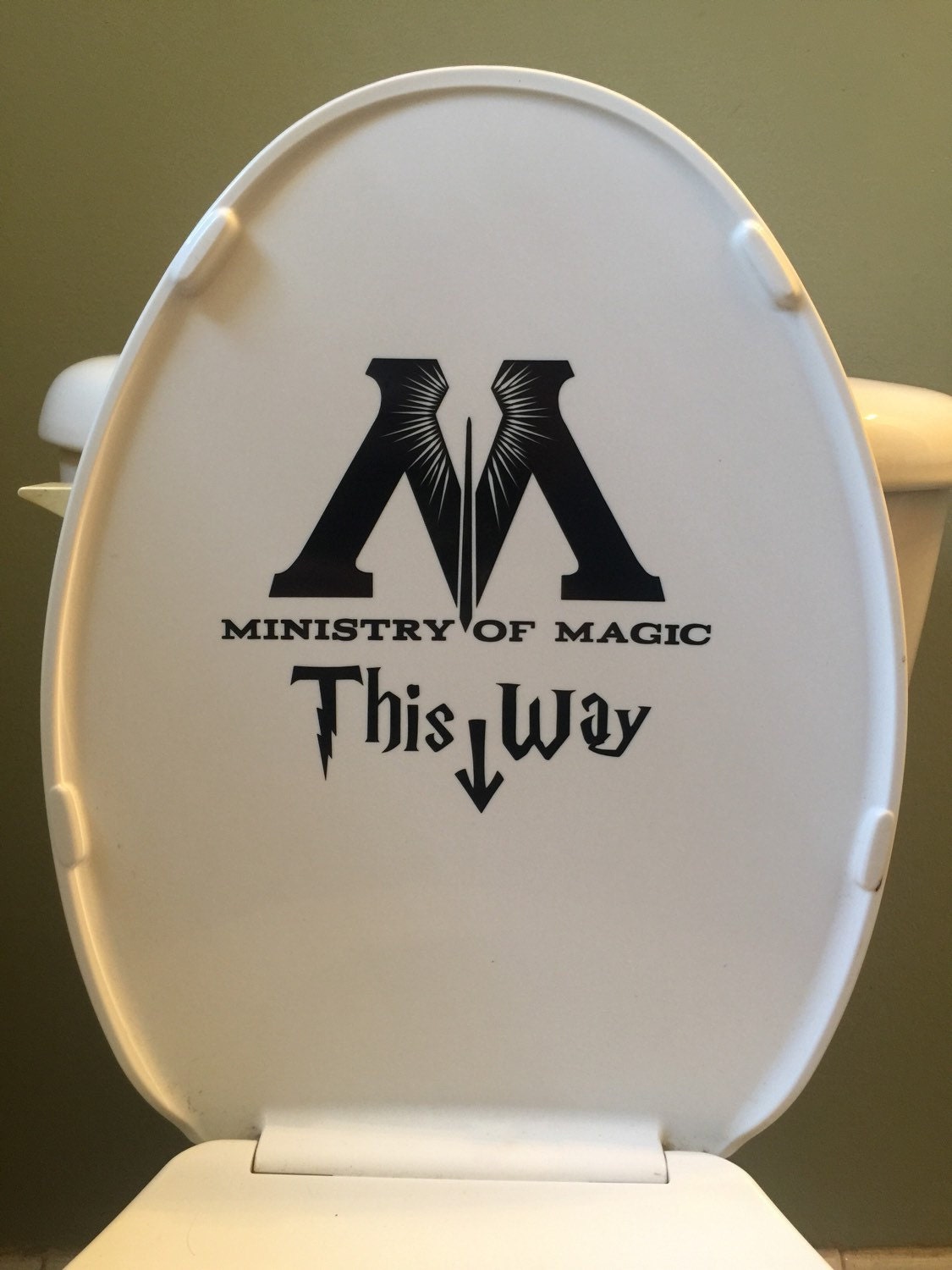Ministry of Magic Decal - Etsy