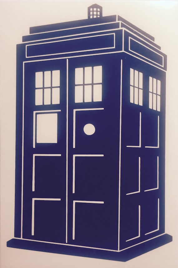 TARDIS Decal - Etsy