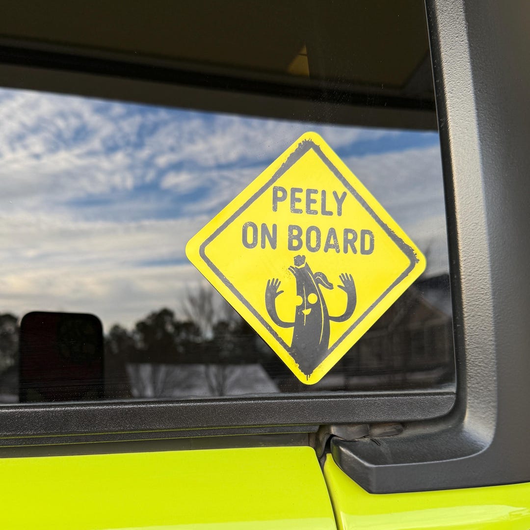 Peely on Board Decal - Etsy