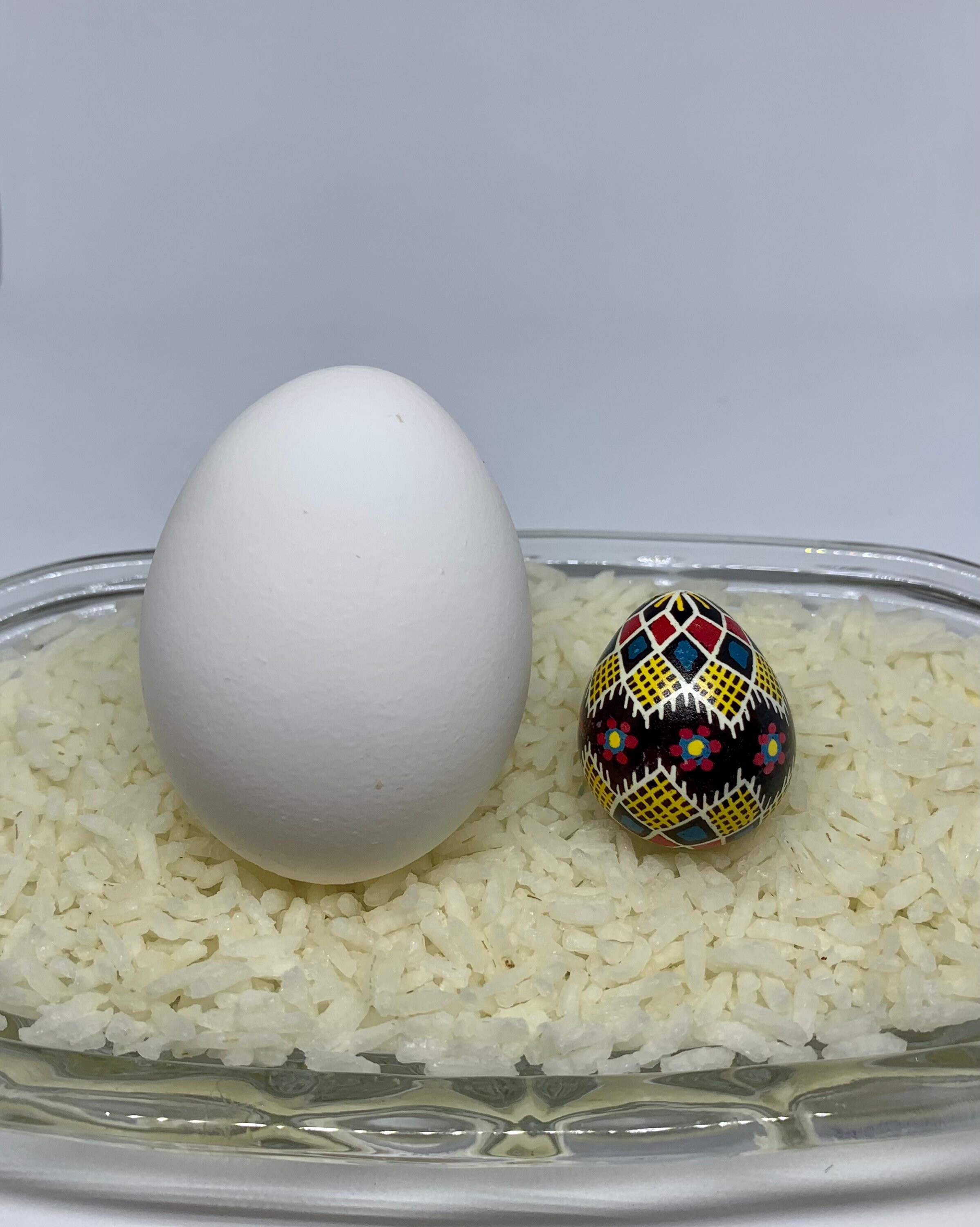Starburst Real Quail Egg Ukrainian Decorated Pysanky White - Etsy