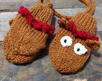 Animal mittens | Etsy
