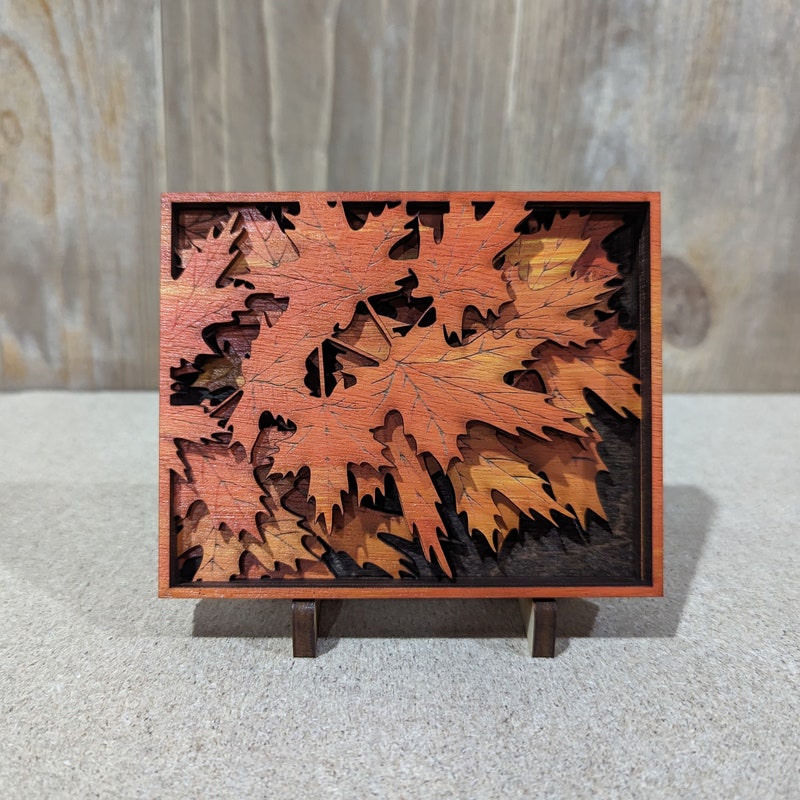 Wooden Leaf Fridge Magnets - Etsy