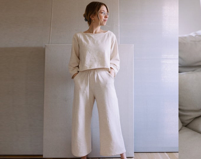 Women's Lounge Set Sewing Pattern PDF Sewing Pattern Ada Lounge Set Top ...