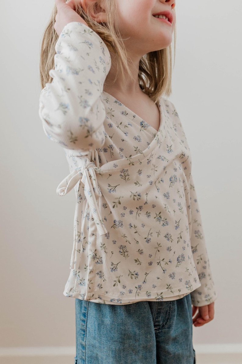 Baby Wrap Onesie Sewing Pattern | the Lois, NB-10Y (PDF Pattern) - Etsy