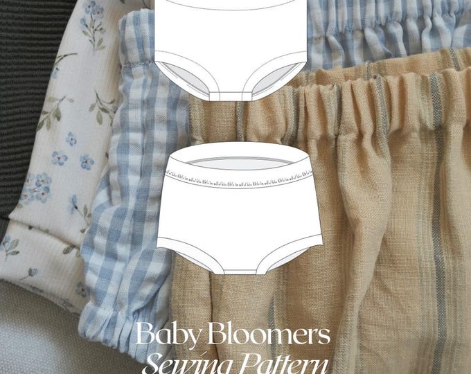 Baby Bloomers PDF Sewing Pattern | Digital Download for Woven & Knit ...