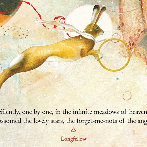 Sacredbee Card 445 Silently - Etsy