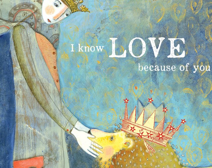 Sacredbee Postcard I Know Love - Etsy