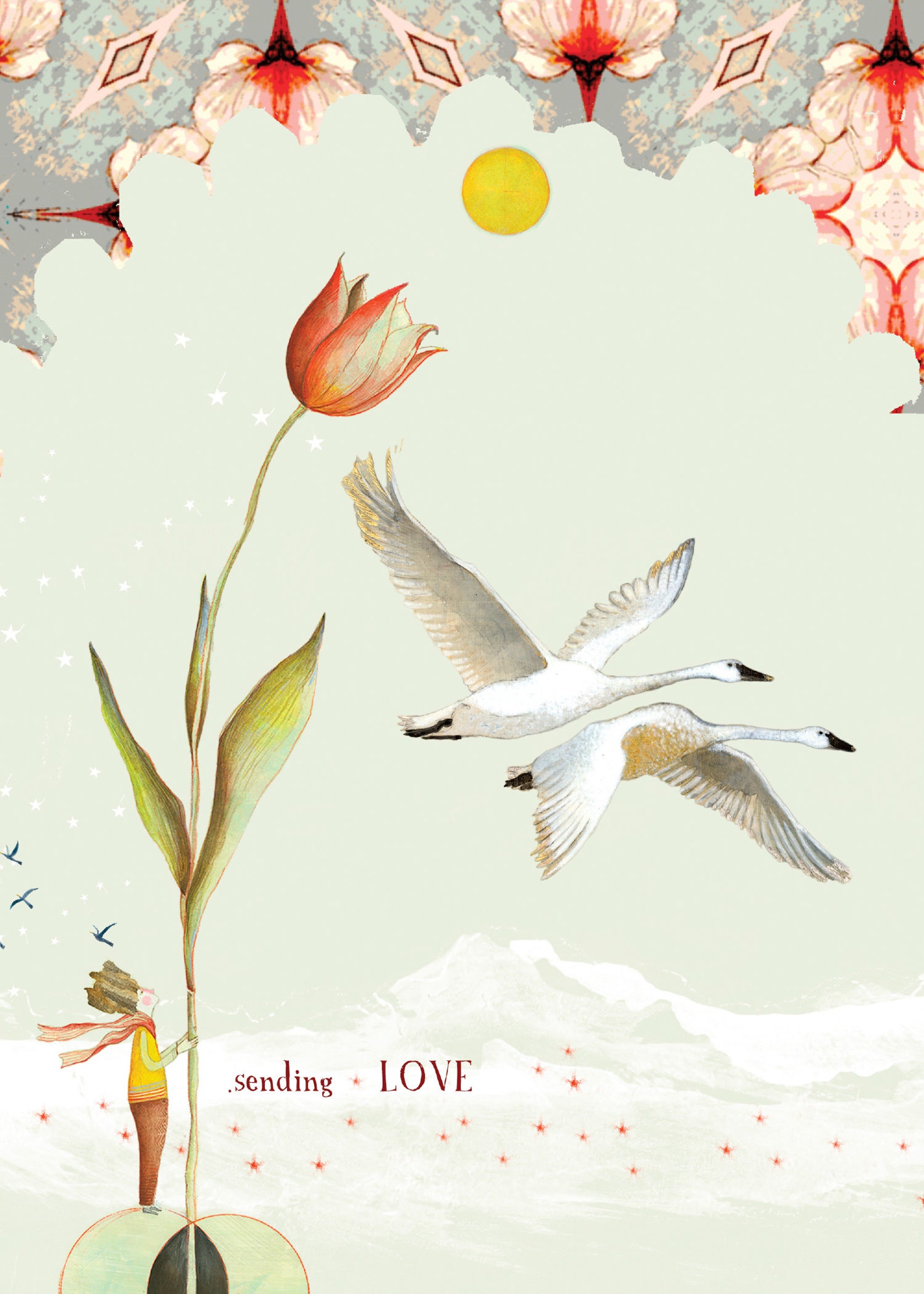 Sacredbee Card 569 Sending Love - Etsy