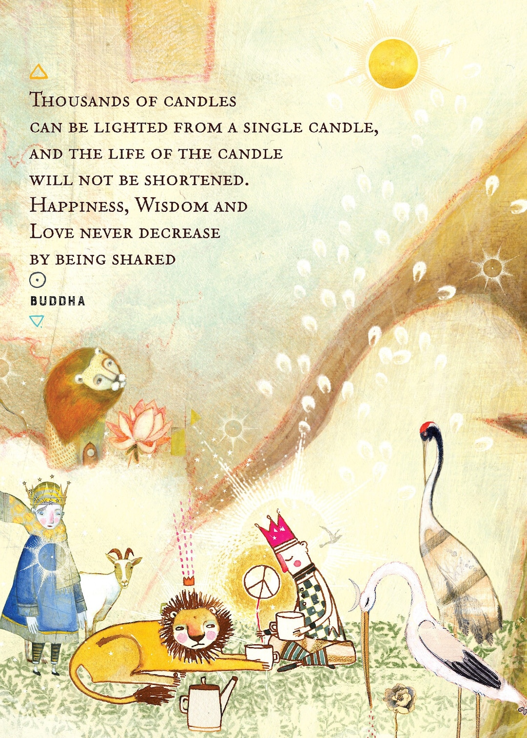 Sacredbee Card 530 the Buddha - Etsy