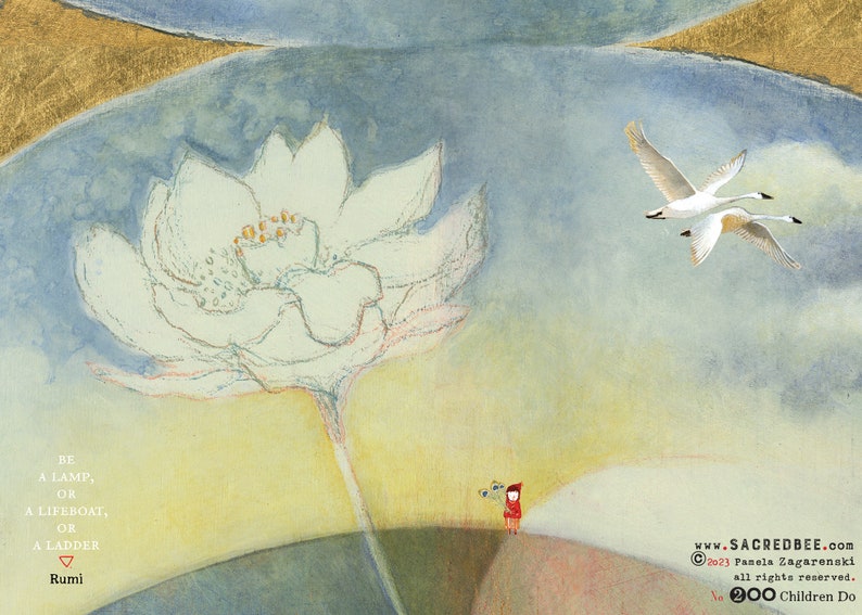 Sacredbee Card 200 Children Do - Etsy