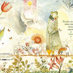 Sacredbee Card 211 Plant - Etsy