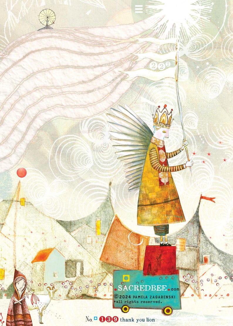 Sacredbee Card 139 Thank YOU Prayer - Etsy