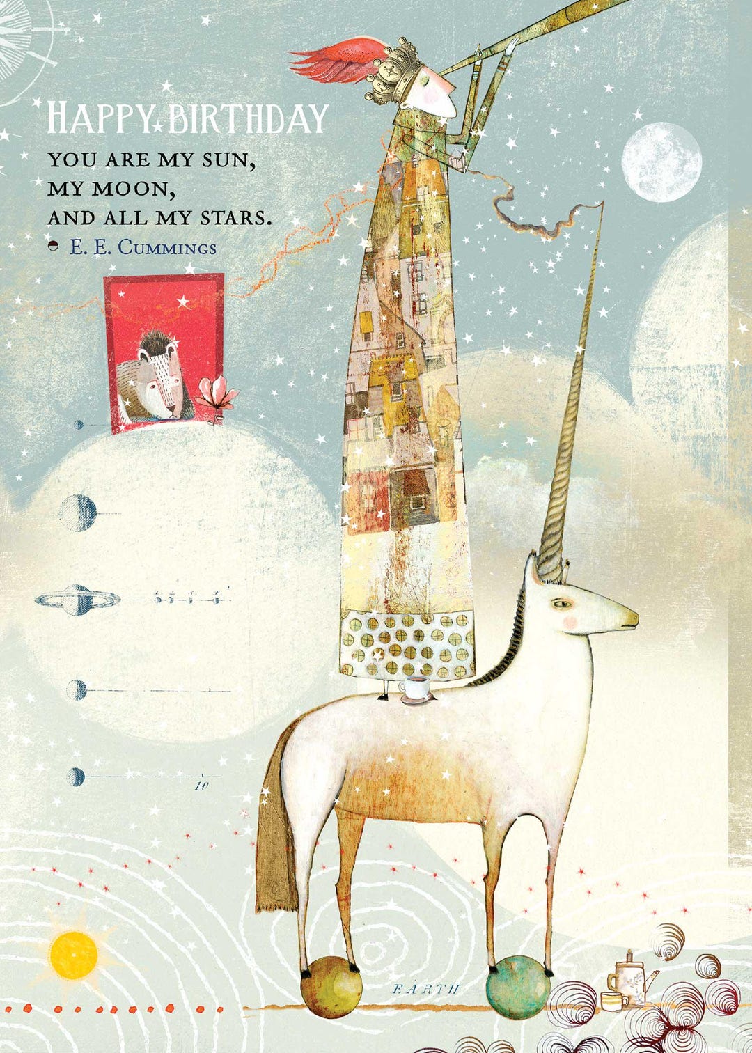 Sacredbee Card 579 All My Stars Birthday Card - Etsy