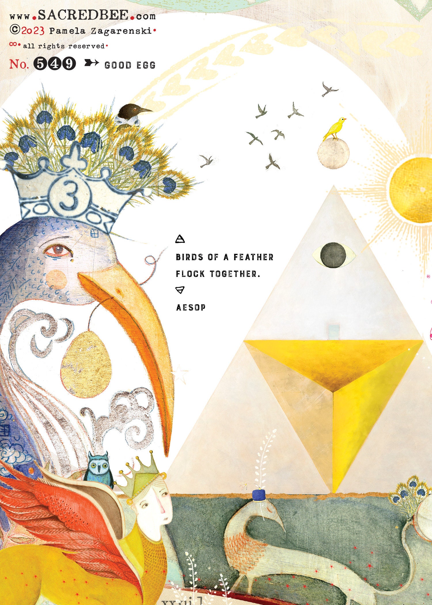 Sacredbee Card 549 Good Egg Friendship Card - Etsy