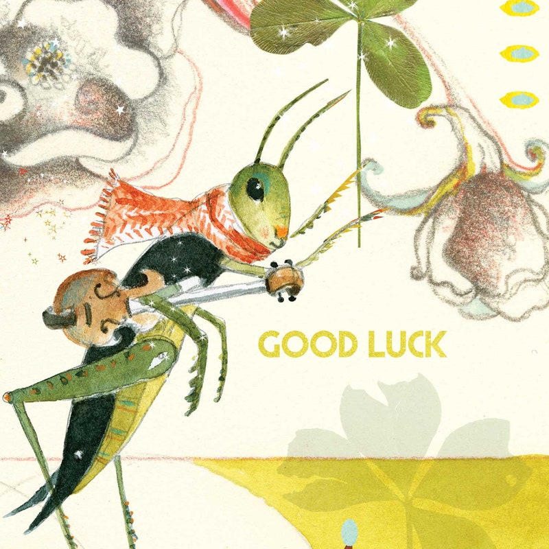 Good Luck Card - Etsy