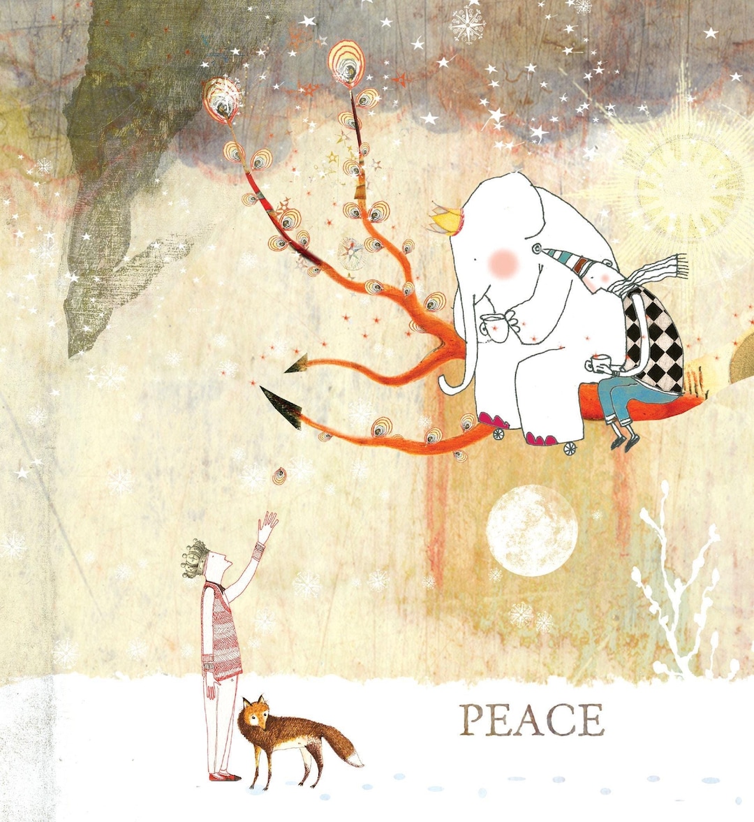 Sacredbee Card 333 Elephants Peace - Etsy