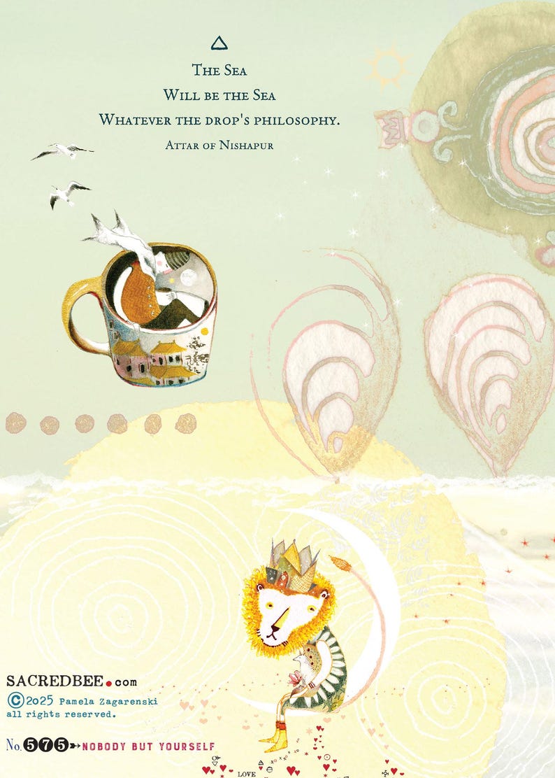 Sacredbee Card 575 Nobody but Yourself - Etsy