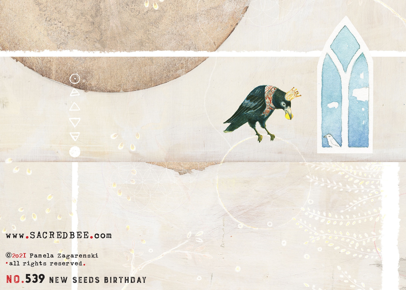 Sacredbee Card 539 New Seeds Birthday - Etsy