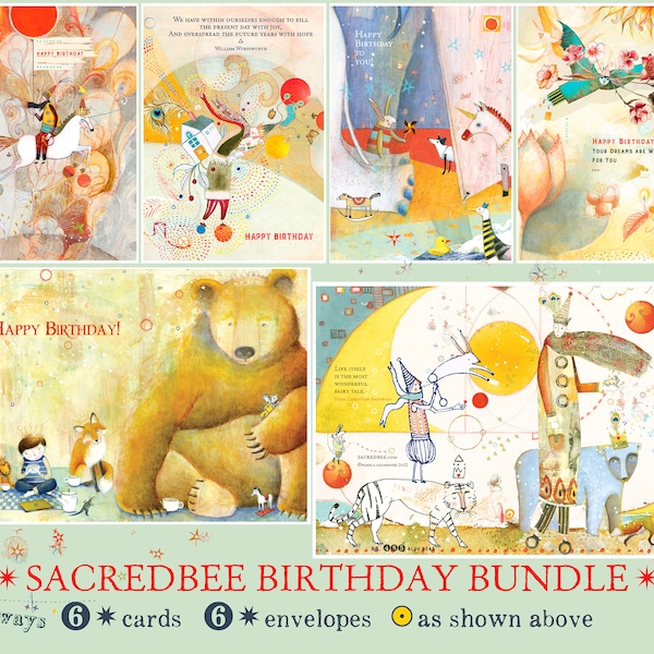 Sacred Bee Cards - Etsy