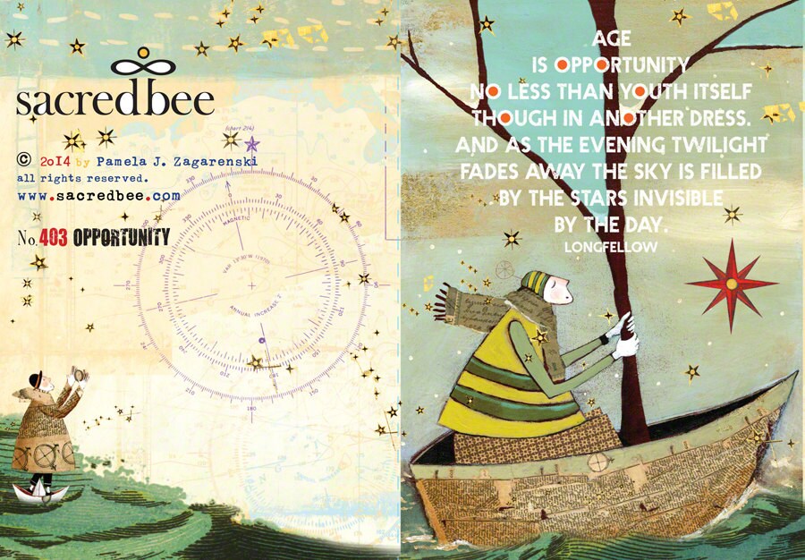 Sacredbee Card 403 Opportunity BIRTHDAY - Etsy