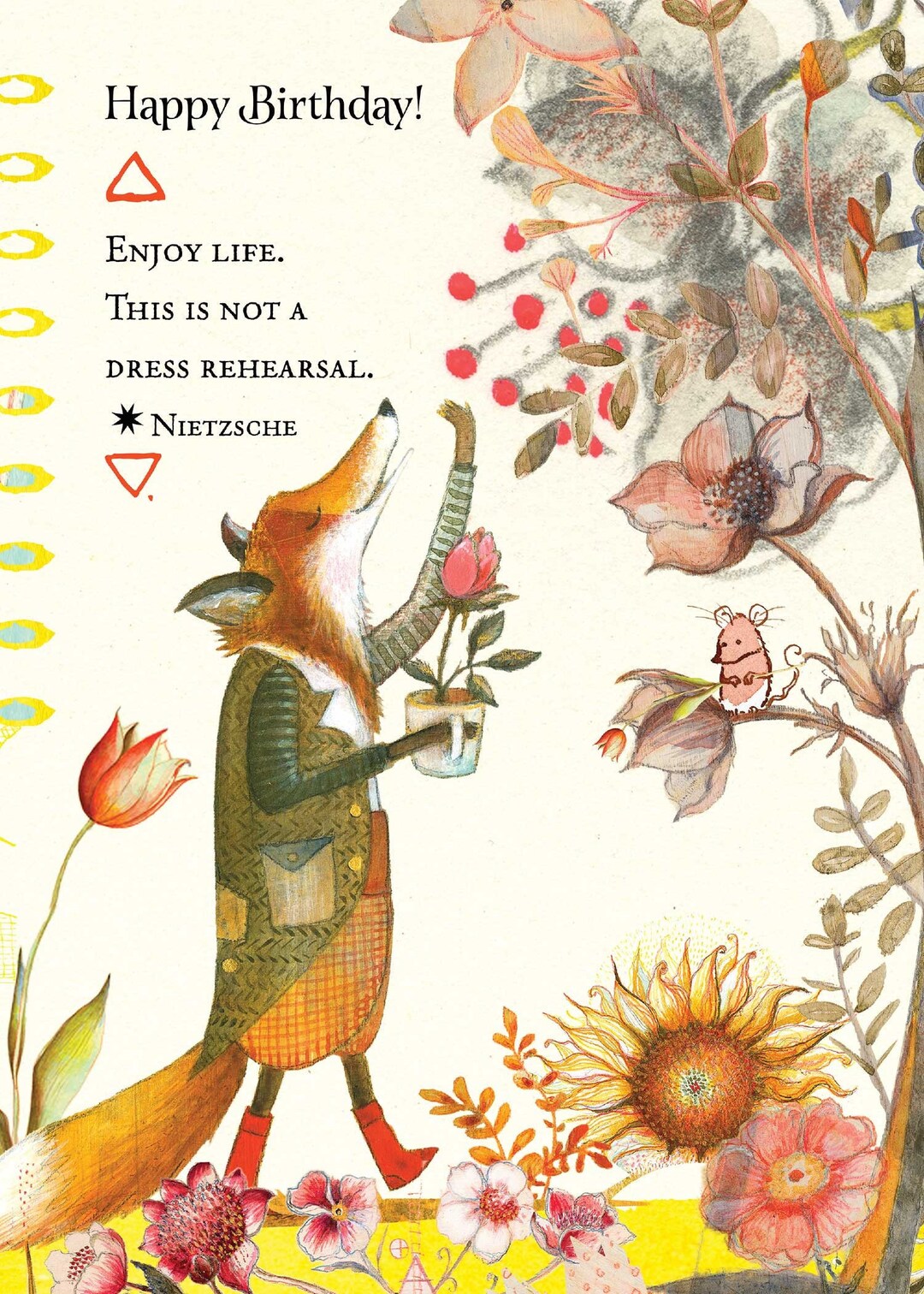 Sacredbee Card 573 Enjoy Life Birthday Card - Etsy