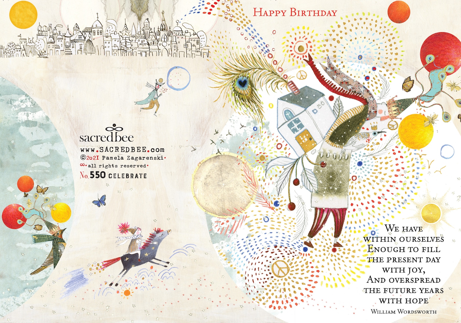 Sacredbee Card 550 Celebrate - Etsy