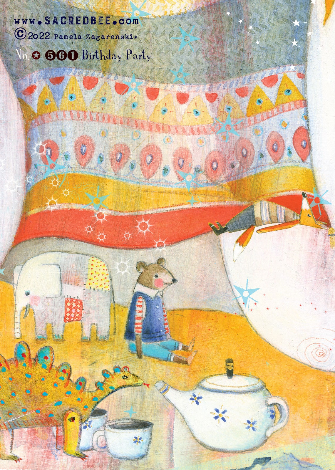 Sacredbee Card 561 Birthday Party - Etsy