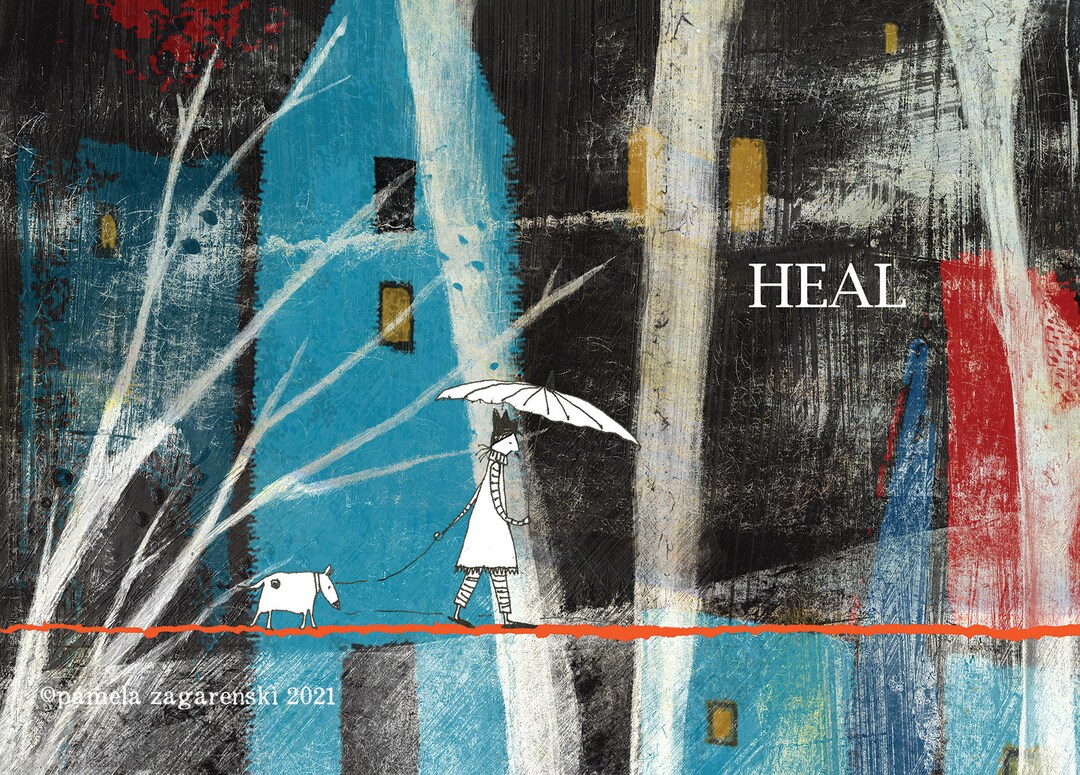 Sacredbee Postcard Heal - Etsy