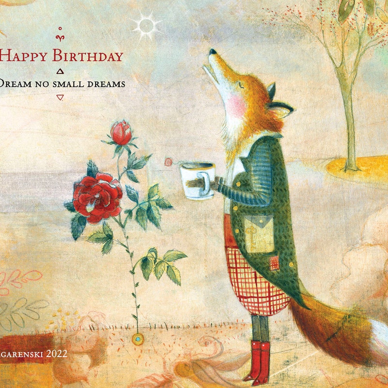 Whimsical Fox - Etsy