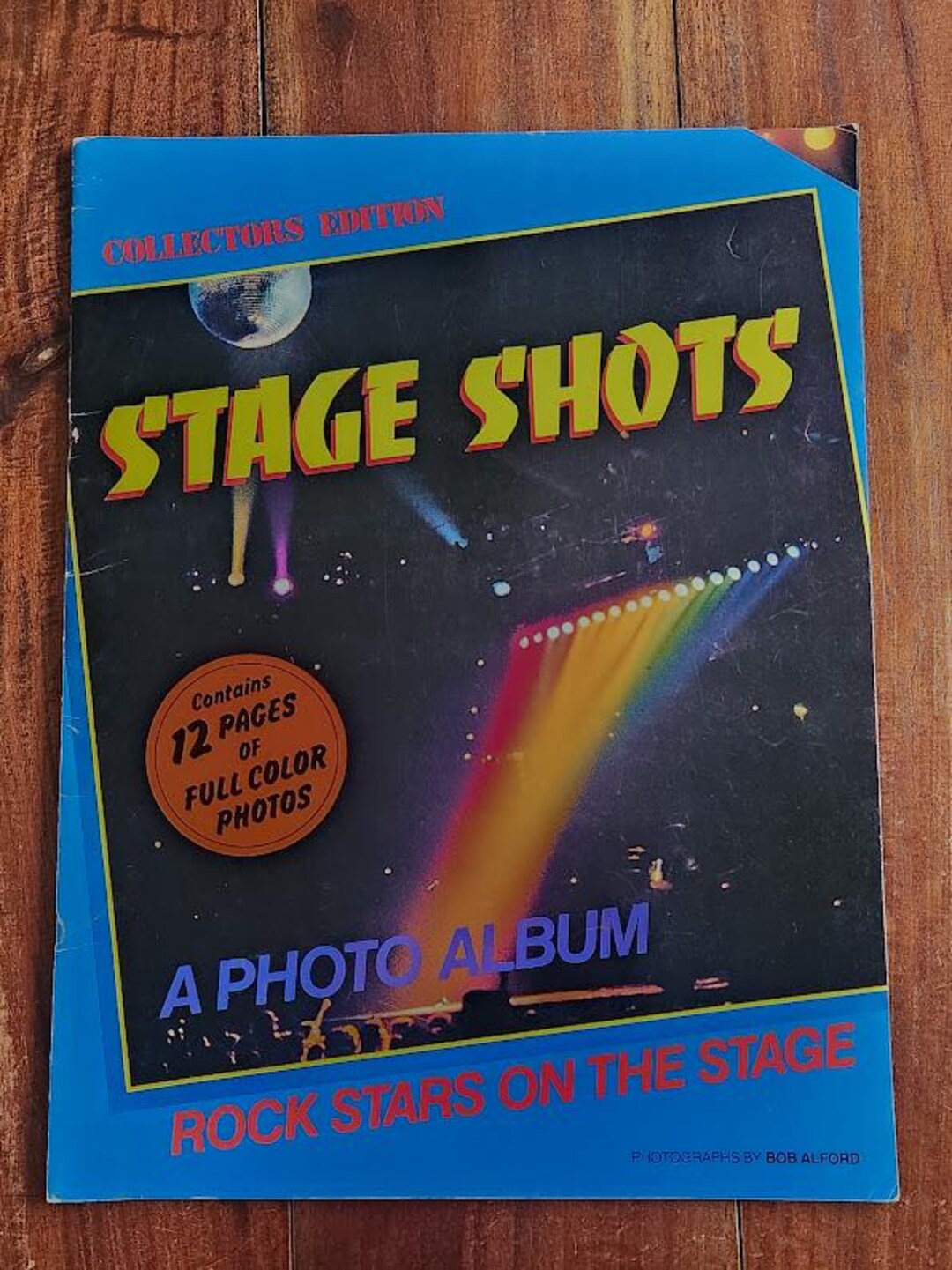 1980 “stage Shots” Rock Stars Photo Album – 12 Poster Pages – Jagger ...