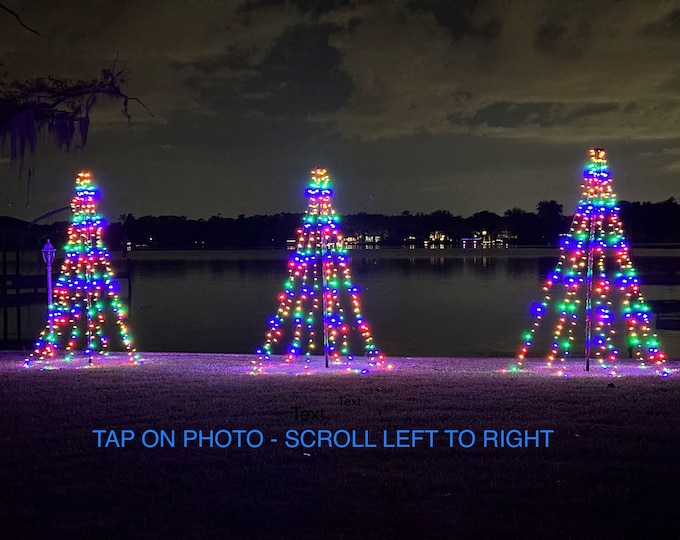 Holiday Time 42" Light-up Stacked Christmas Ornaments Indoor Outdoor ...