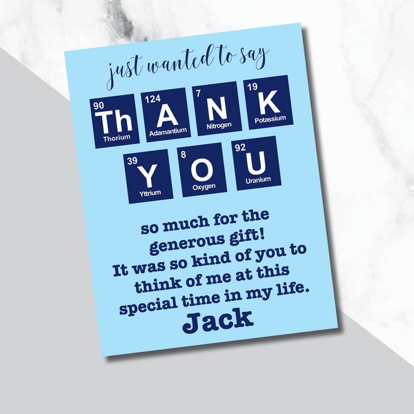 Prewritten Thank You Cards - Etsy
