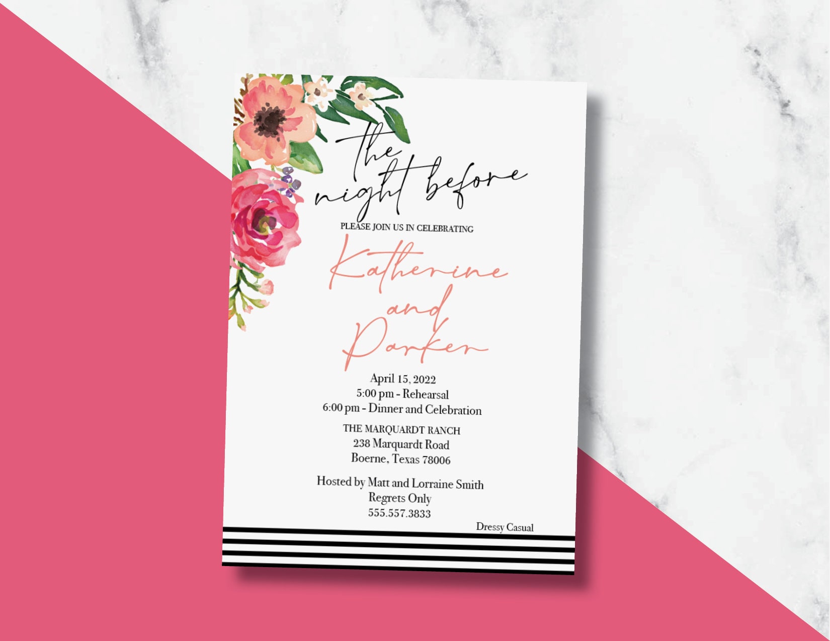 Kate Spade Invite Etsey