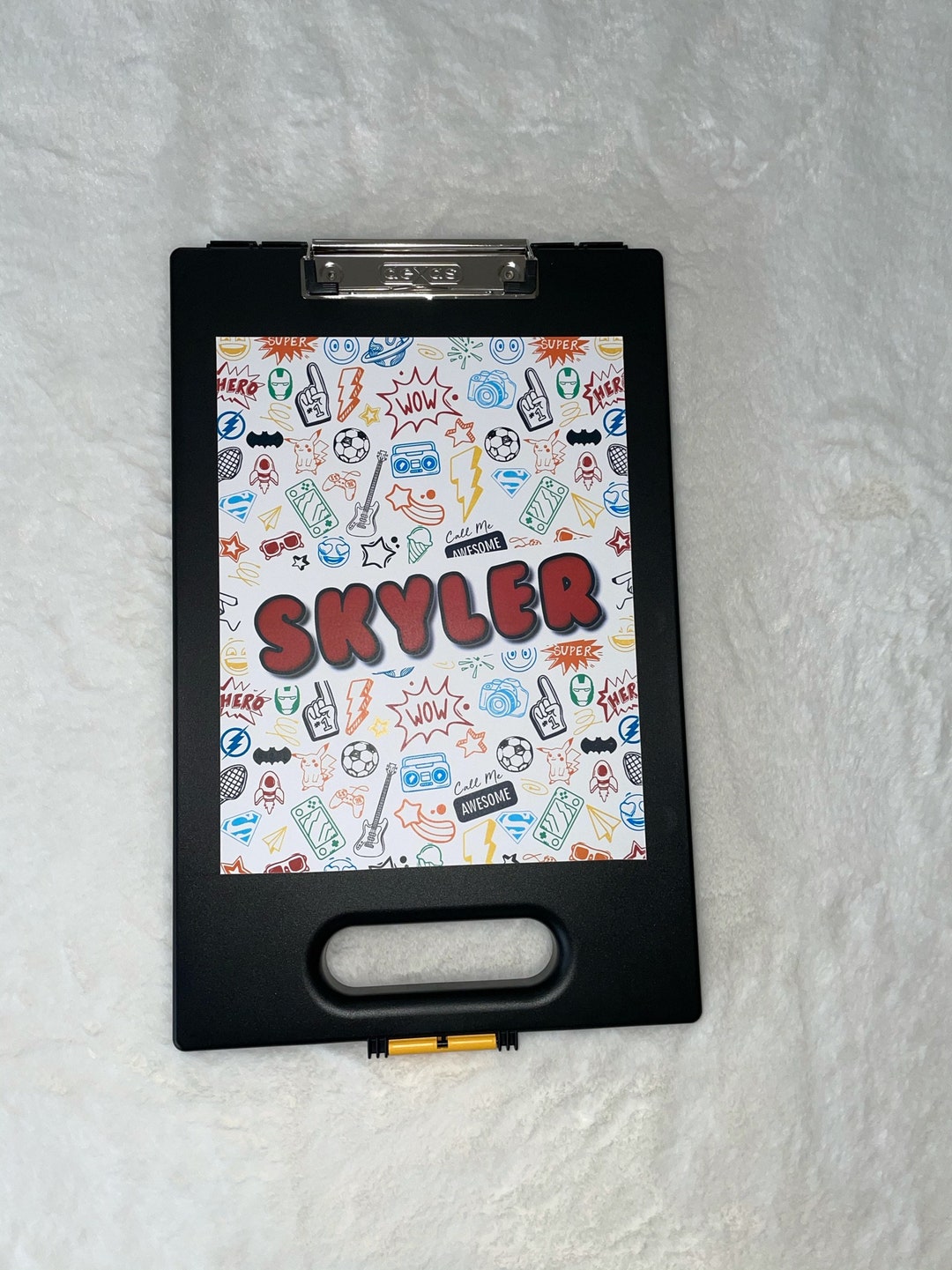 Clipboard Storage Case | Custom Clipboardrainbow Stripe Storage Case ...