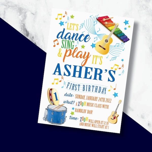 Music Invitations - Etsy