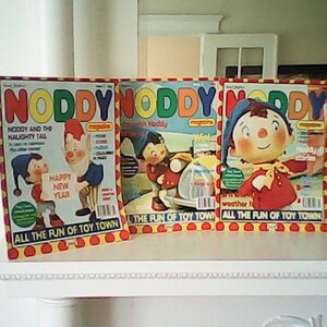 VINTAGE NODDY COLLECTION British Enid Blyton's B B C Magazines Play Pkg ...