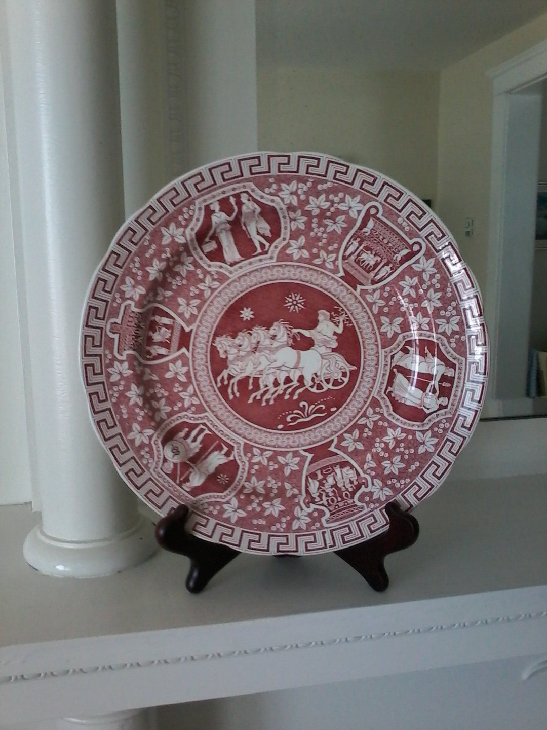 COPELAND SPODE POTTERY Plate Rare Original Greek R No 639277 England ...