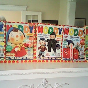 VINTAGE NODDY COLLECTION British Enid Blyton's B B C Magazines Play Pkg ...