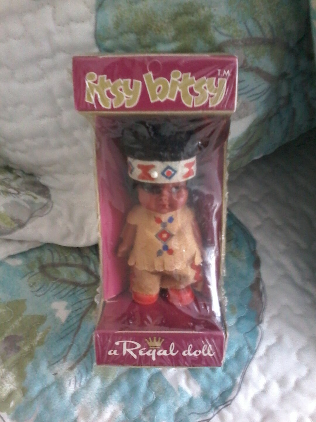 60s ITSY BITSY DOLL Indian Boy Regal Toy Ltd. Toronto Canada #10417 ...