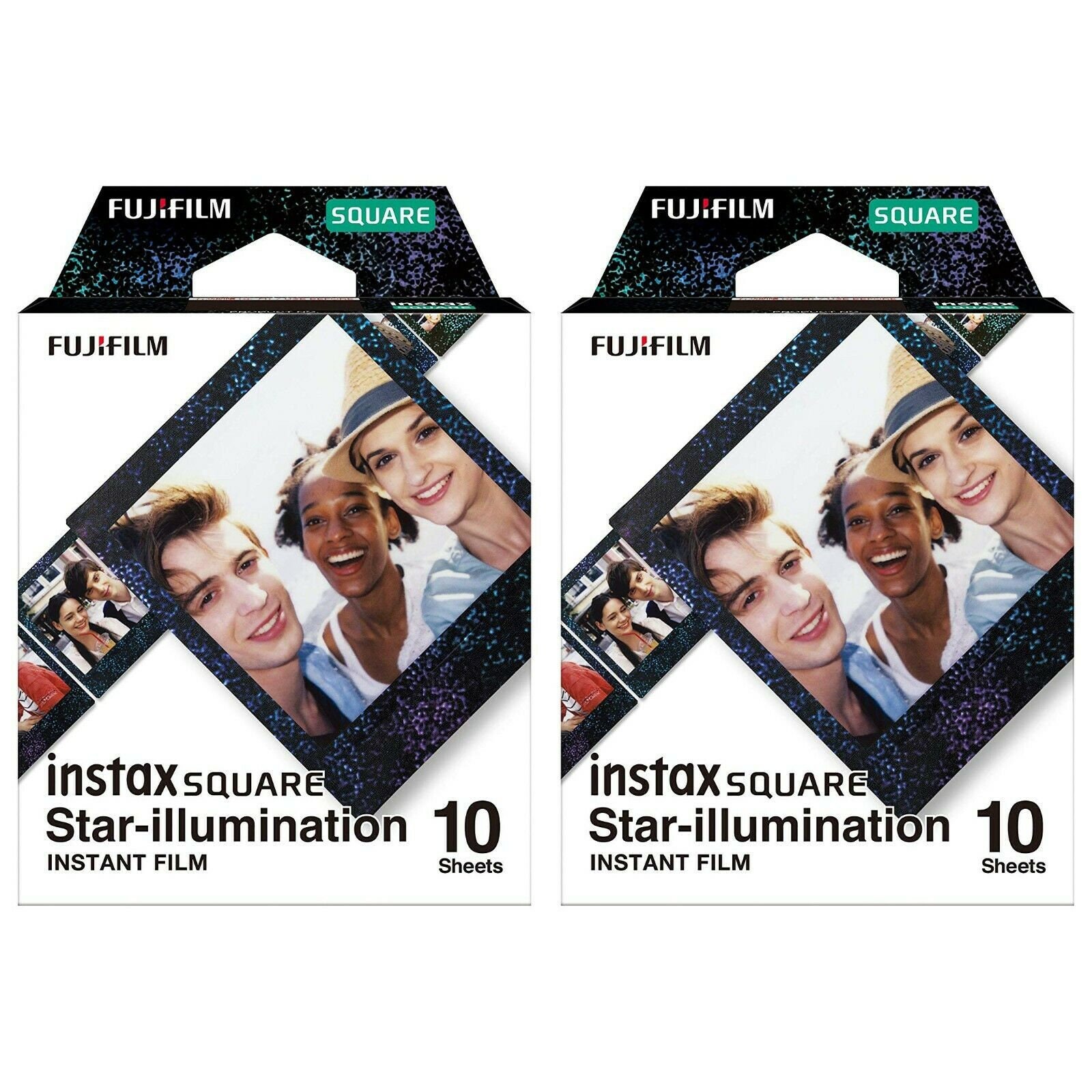 FujiFilm Instax SQUARE Film Picture Format Fuji Instant Photo Print 50 ...